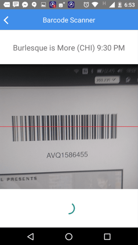 Barcode Ticket Scanner App for Android - Phones and Tablets