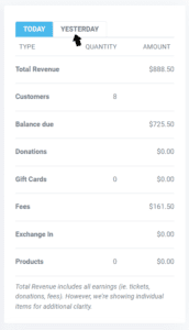 Robust Ticket Sales Reports - During and After Your Events